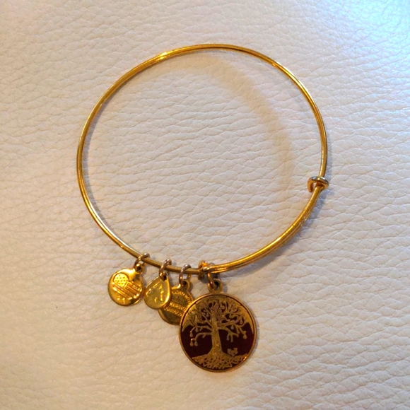 Alex and Ani | Jewelry | Alex And Ani Tree Of Life Gold Bangle | Poshmark